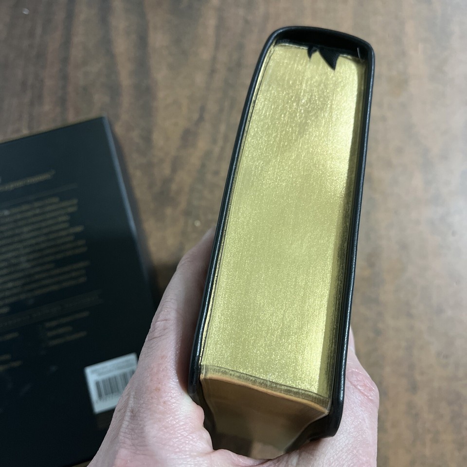 NLT Select Reference Bible - Black Calfskin Genuine Leather - Single ...