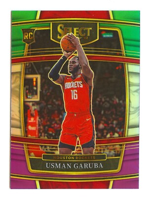 2021-22 Panini NBA Select Usman Garuba Concourse Tri-Color Prizm RC #56 ...