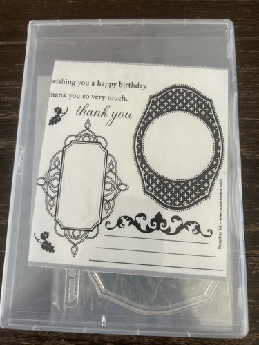 Stampin’ Up! Mat Stack 1 Collection Photopolymer Stamp Set Unused | eBay