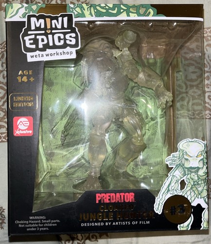 Predator Cloaked Jungle Hunter AE Exclusive Figure Mini Epics | eBay