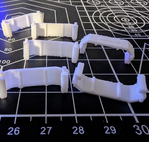 AFX G-plus Body Clip 6pc - Widebody Adapter For Slot Cars - Aurora-HO ...