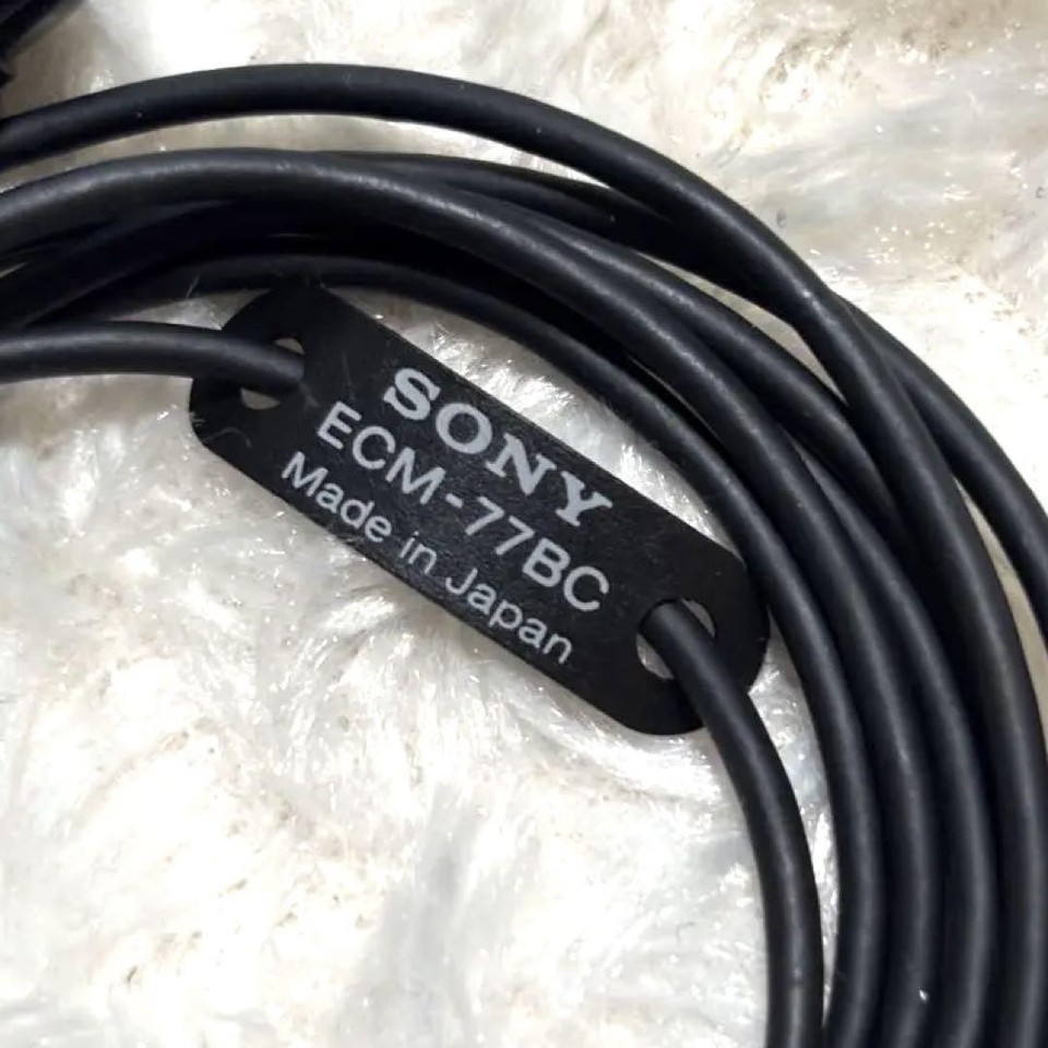 Sony ECM-77BC Lavalier Lapel Microphone Pin Mic with Metal Mesh ...
