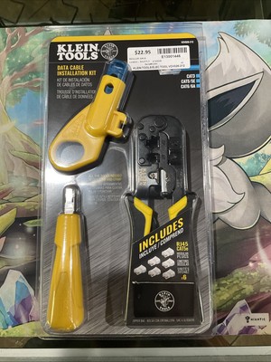 Klein Tools Data Cable Installation Kit With Zipper Pouch Model VDV026 ...