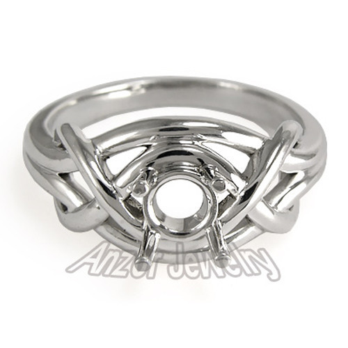 950 Solid Platinum Ring Setting Mounting For Round or Oval Ring $869 | eBay