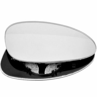 Driver side Clip Heated Convex wing mirror glass for Porsche 928, 968 ...