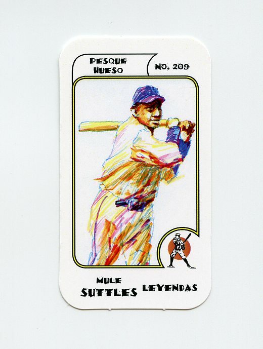 #TN22754 MULE SUTTLES Negro League Baseball Mexican Beer Card | eBay