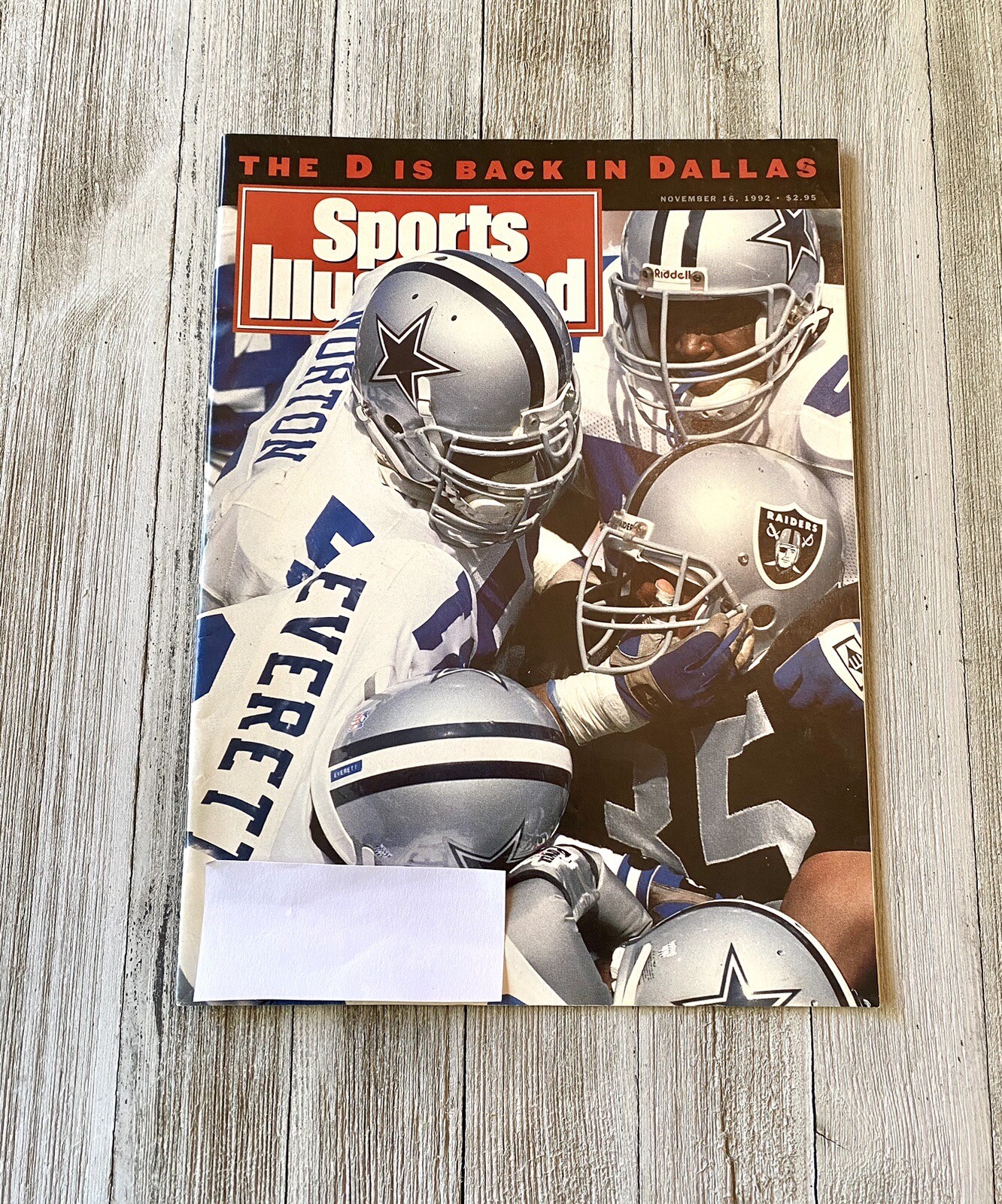 Sports Illustrated Magazine November 16, 1992 The D Is Back In Dallas ...