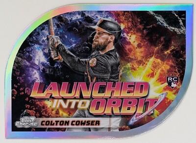 2024 Topps Cosmic Chrome .. COLTON COWSER .. Launched into Orbit .. # ...