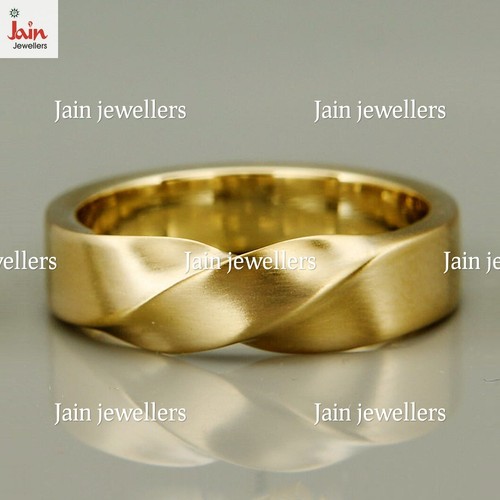22 Kt Solid Yellow Gold Mobius Wedding Band Men'S Ring Size 8 9 10 11 ...