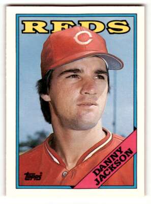 1988 Topps Traded #55T Danny Jackson Cincinnati Reds Baseball Cards ID ...
