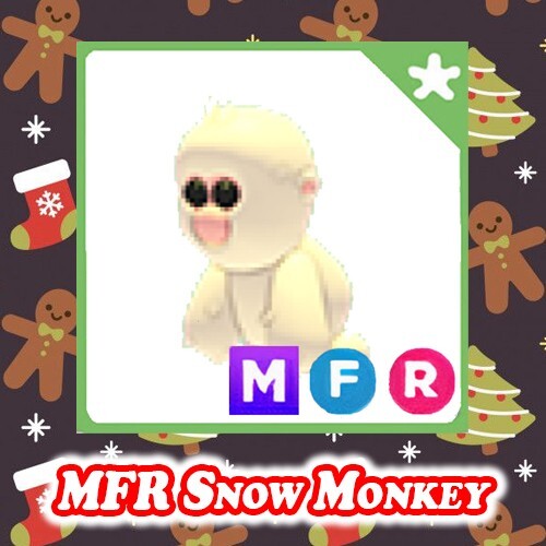 MFR Snow Monkey 🎄 NEW PET CHRISTMAS | Adopt from Me | CHEAP & TRUSTED ...
