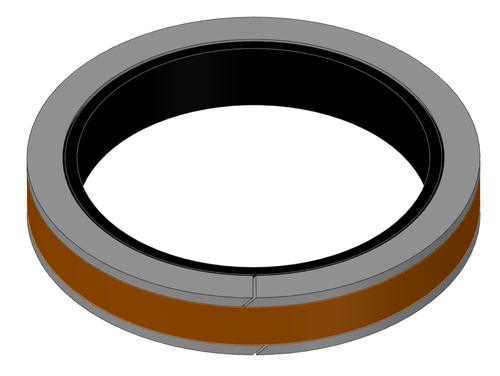 MT MCPS-125X102X15.5 - 4 Piece Piston Seal 125mm OD X 102mm ID X 15.5mm ...