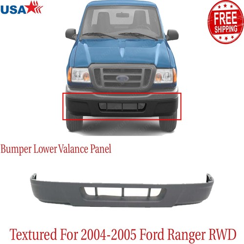 New Front Bumper Lower Valance Panel Textured For 2004-2005 Ford Ranger ...