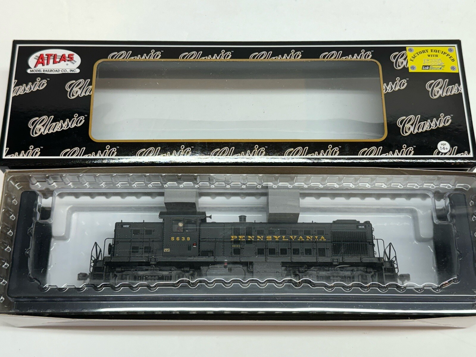 Ho Scale Atlas PENNSYLVANIA RS-1 # 5639 W/DCC & Loksound Diesel Loco ...