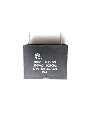Genuine OEM Microwave Oven BiCal Capacitor CBB61 6uF 230Vac | eBay