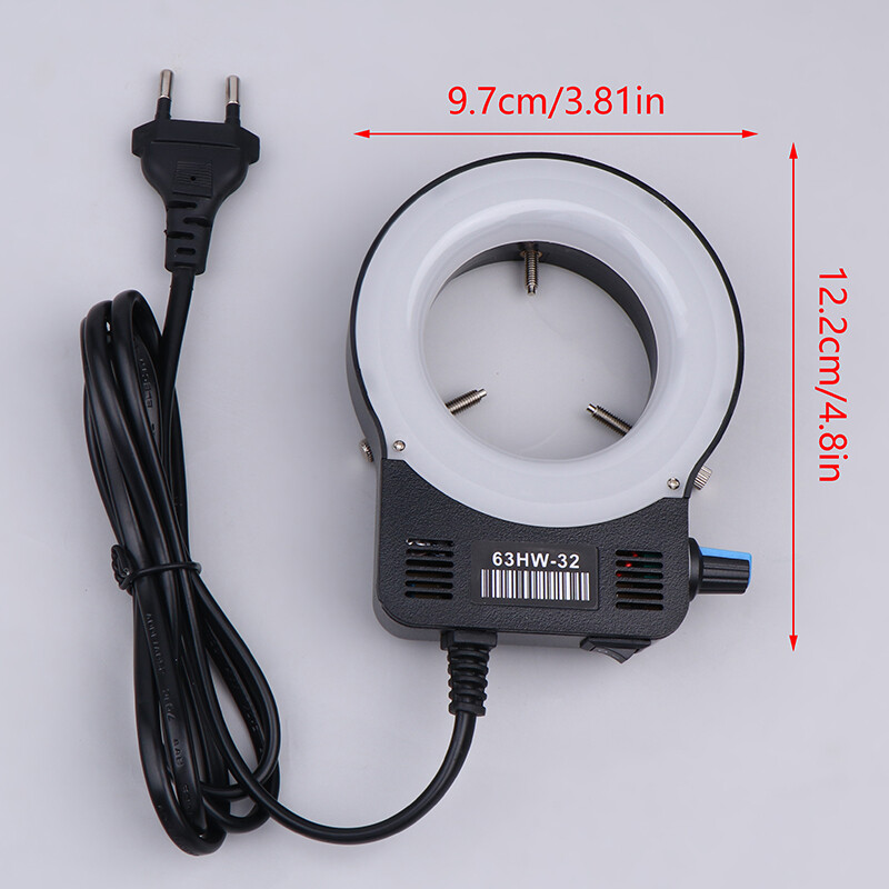 Microscope LED Ring Light Illuminator Lamp For Microscope Circle Light ...