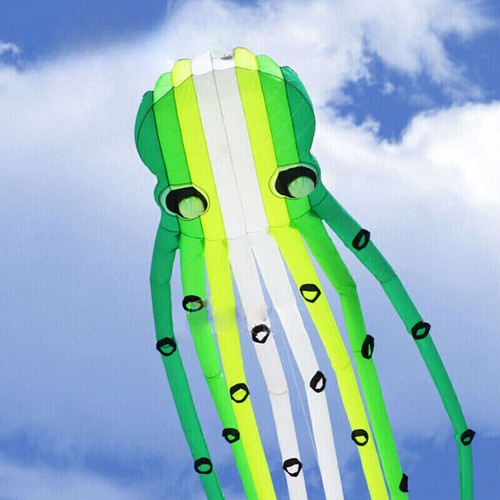Large Octopus Kite 15m Soft Single Line Kite Ripstop Polyester Fabric ...