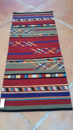 Southwestern Navajo Kilim Area Rug Runner Native American Tribal Kelim ...