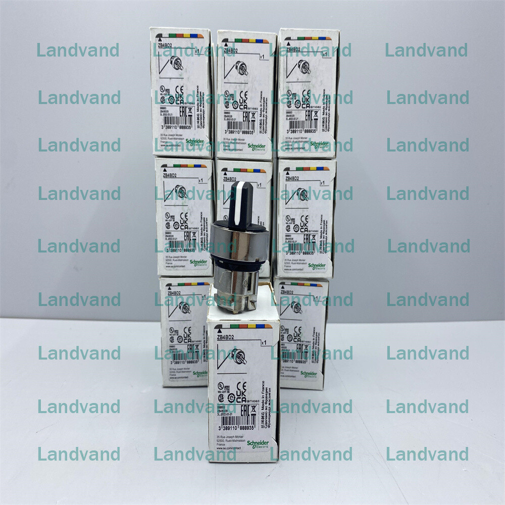 Telemecanique ZB4-BD2 Schneider 2 Position Selector Switch 35452 (Pack ...