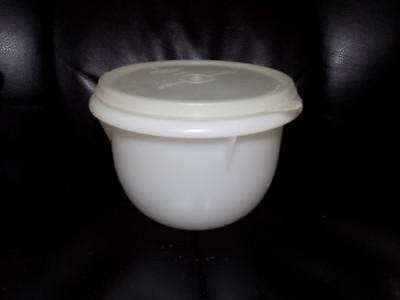 Vintage Tupperware White Mixing Bowl W Lid # 270-5 / Lid B EUC | eBay