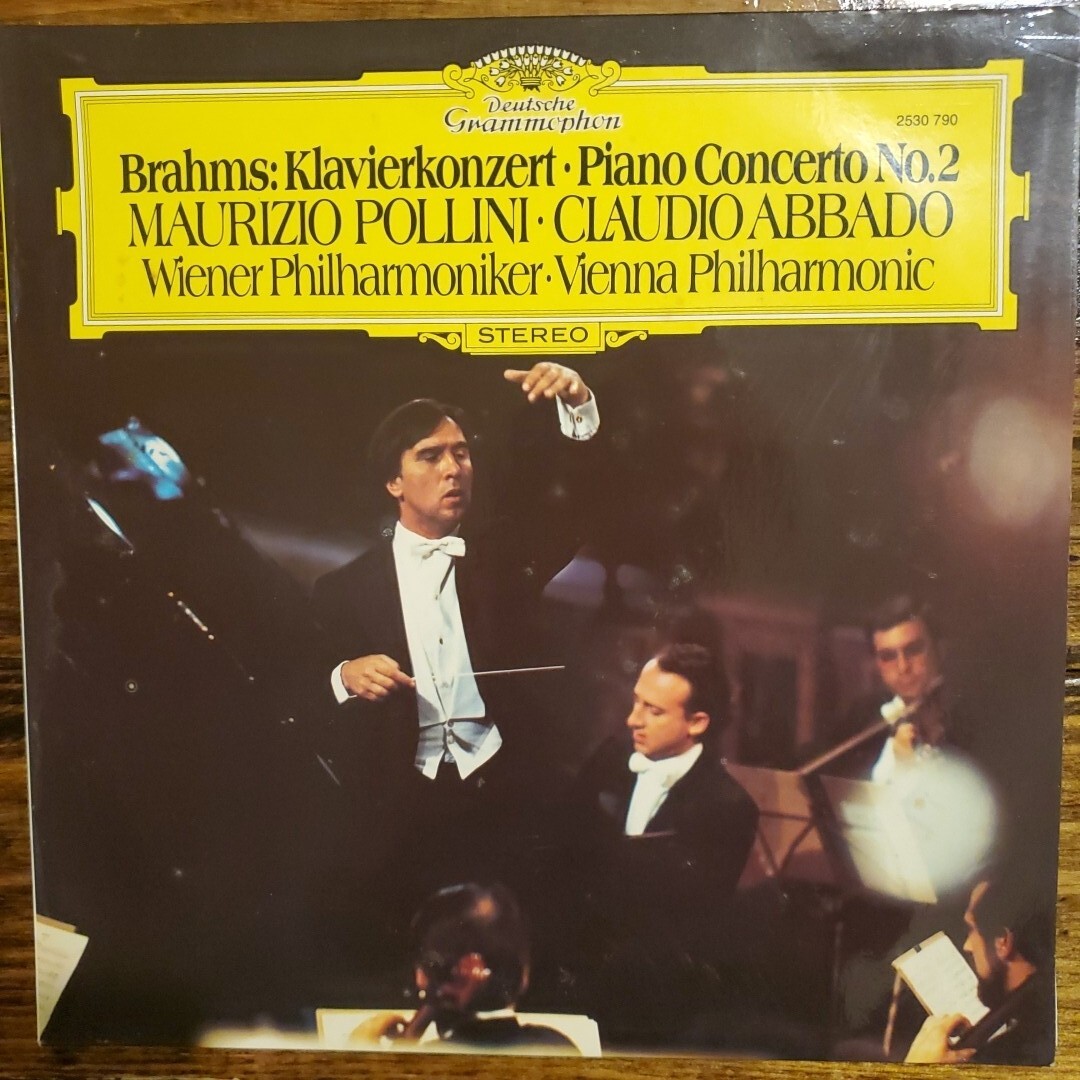 Brahms - Piano Conc 2 / Pollini / VPO / Abbado / DG 2530 790 Ed1 W ...