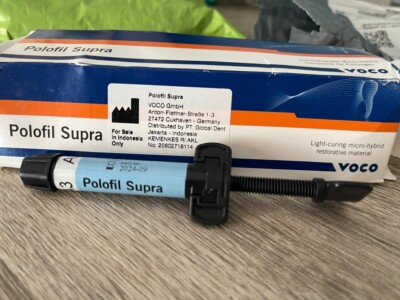 Voco PoloFil Supra Light Curing Micro Hybrid Composite Material 4 gram ...