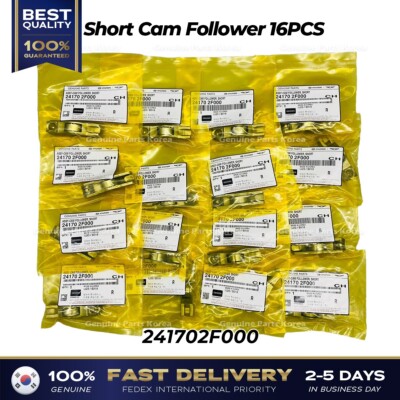 16PCS Short Cam Follower 241702F000 for Hyundai Kia | OEM | Camshaft ...