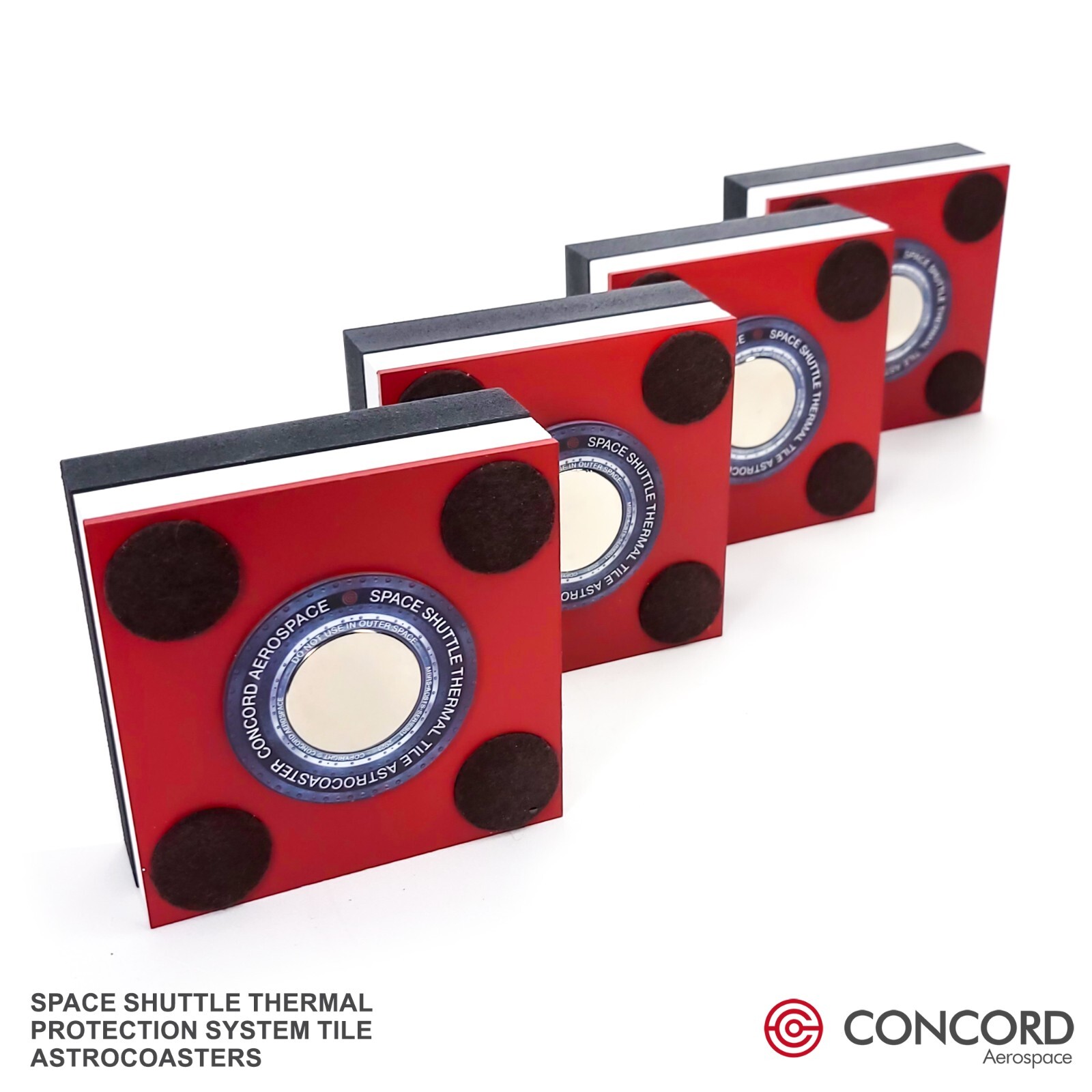 SPACE SHUTTLE THERMAL PROTECTION SYSTEM TILES REPLICA ASTRO COASTERS ...