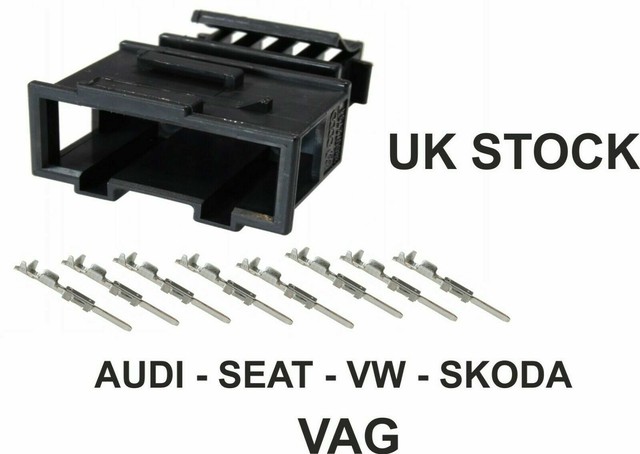 Audi VW SKODA VAG 8 Pin Connector Housing Plug 3B0972734 3b0 972 734 ...