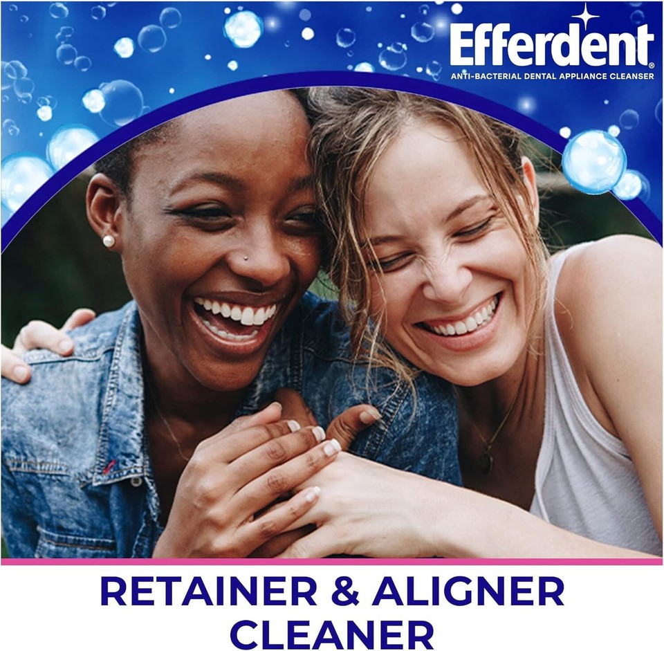 NEW Efferdent Retainer & Denture Cleaner Tablets Minty and Fresh Clean ...