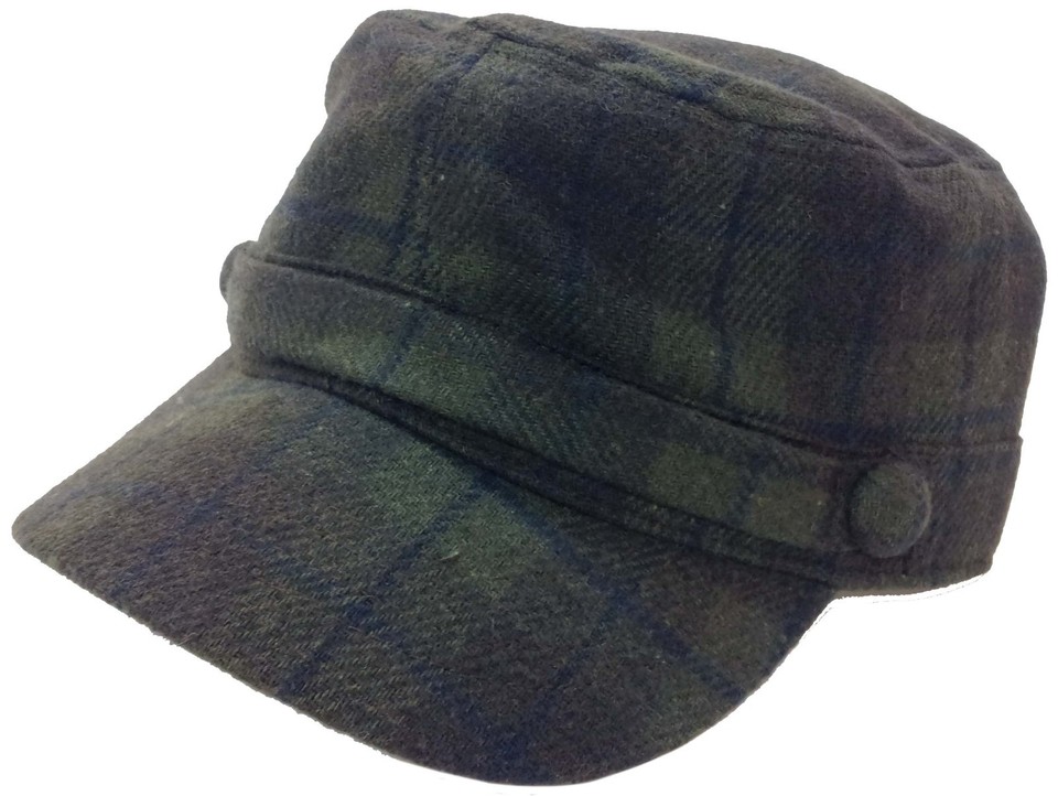 Cadet Box Cap Wool Army Military Fashion Castro Hat Cap | eBay