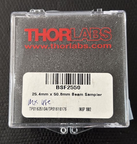 New! Thorlabs BSF2550 - Wedged Plate Beamsplitter, 5° Wedge Angle, 1.0 ...