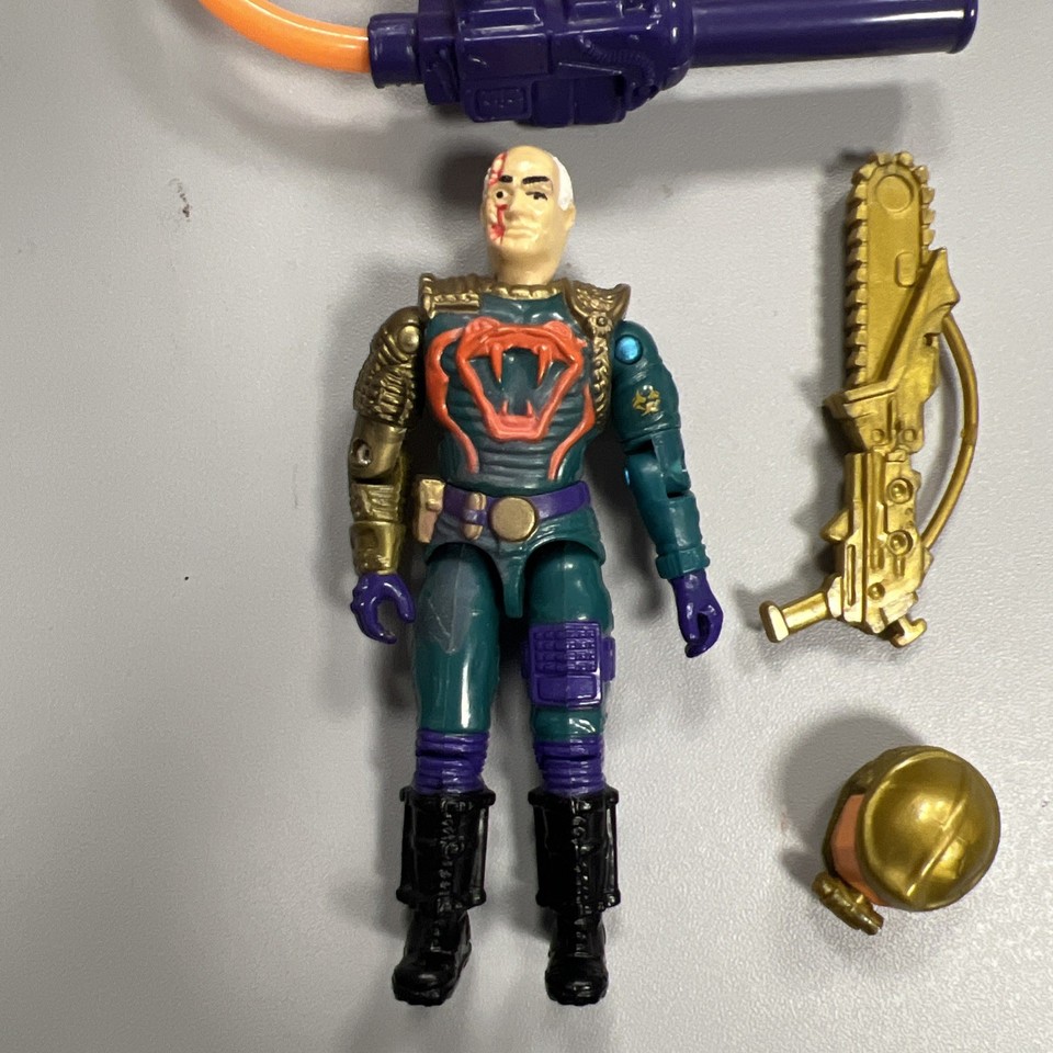 1991 HASBRO GI JOE COBRA CESSPOOL v1 ECO WARRIORS FIGURE 100% COMPLETE ...
