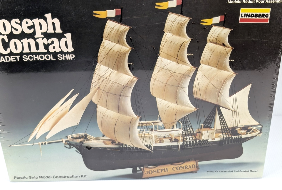 Vintage Lindberg Joseph Conrad Cadet School Ship Kit SEALED NEW | eBay