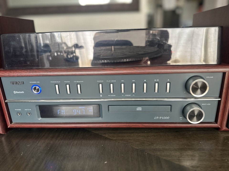 TEAC Turntable Stereo System with CD, Radio & Bluetooth LP-P1000 | eBay