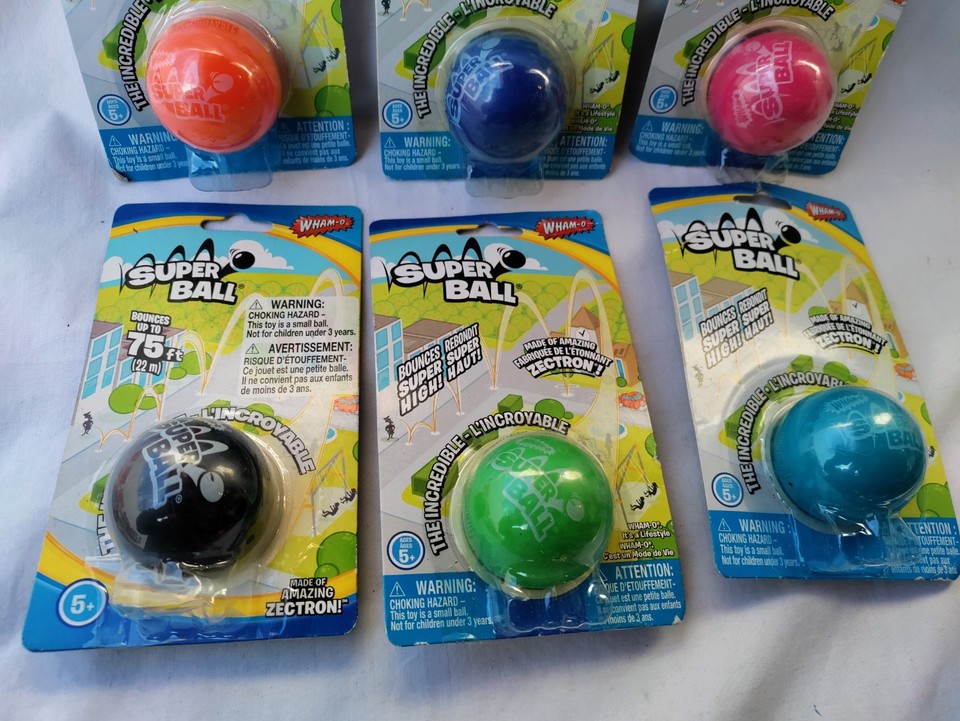 VTG WHAM-O Original SuperBall Whamo Bouncing BALL Zectron Rubber Sz 1.5 ...