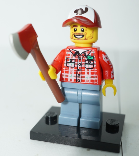 LEGO Lumberjack Minifigure Series 5 Collectible Figure Axe 2011 ...