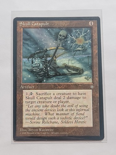 MTG Magic The Gathering Card Skull Catapult Artifact Ice Age 1995 | eBay
