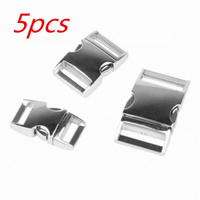 5pcs 20/25mm Silver Side Release Metal Buckles Clasp Clips Webbing ...