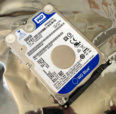 Western Digital Blue, WD5000LPCX-24VHAT0, 500GB 2.5" 5200RPM SATA ...