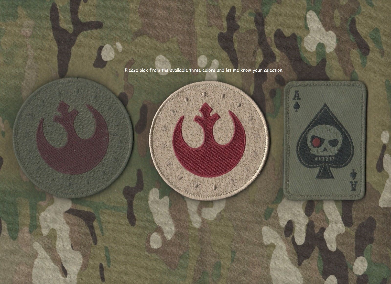 AFSOC AC-130 GUNSHIP STAR WARS REBEL Pilot vêlkrö INSIGNIA (your pick ...