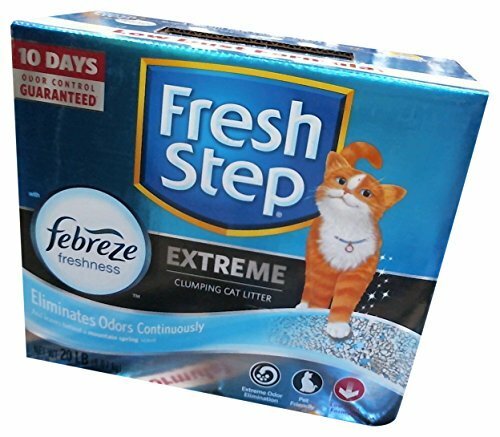 Fresh Step Extreme Scented Power Of Febreze Mountain Spring Clumping ...
