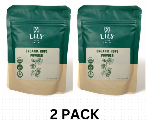 2 PACK Lily Of The Valley Organic Hops Powder 8oz New EXP 6/2024 NON ...