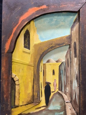 Original Oil Painting by Harry Rosenthal – “Jerusalem” – Israeli Jewish ...