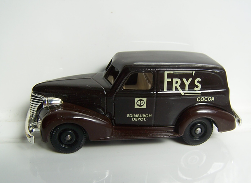 LLEDO, CHEVROLET, PANEL VAN, FRY'S COCOA, DIE CAST MODEL, DAYS GONE ...