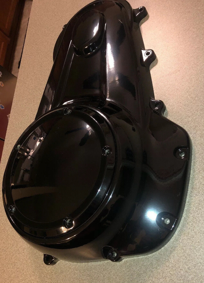 Harley primary cover Milwaukee Eight M8 GLOSS BLACK 2017-2023 TOURING ...