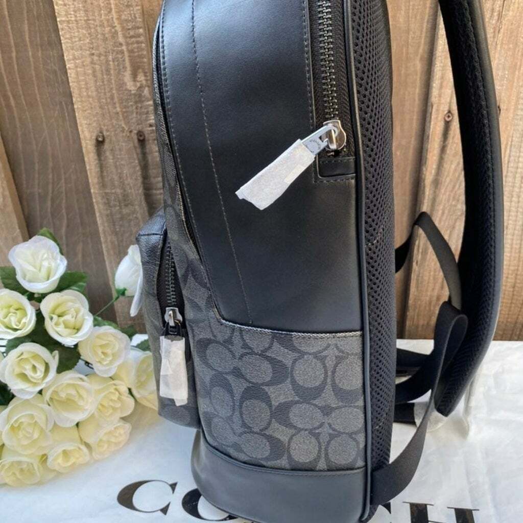 NWT coach West Backpack In Signature Canvas 3001/2736 Value $550 | eBay