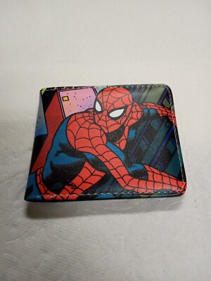 Spider man Print Bi-Fold Wallet. New with tags. Shipped with USPS First ...