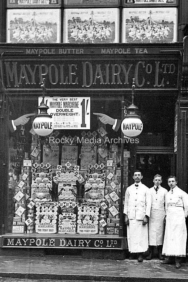 Cey-86 Shop Front Maypole Dairy, Bacup, Lancashire. Photo | eBay