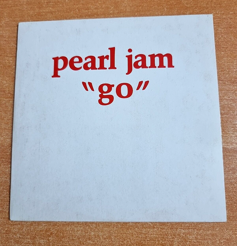 PEARL JAM Go ULTRA RARE AUSTRIA PROMO CD SINGLE UNIQUE COVER CARD ...